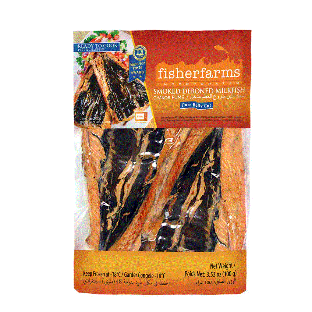 Fisherfarms Smoked Pure Bangus Belly 100g – Fish n' Chix